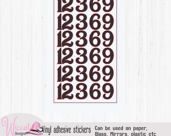 12 Inch Numbers - Etsy