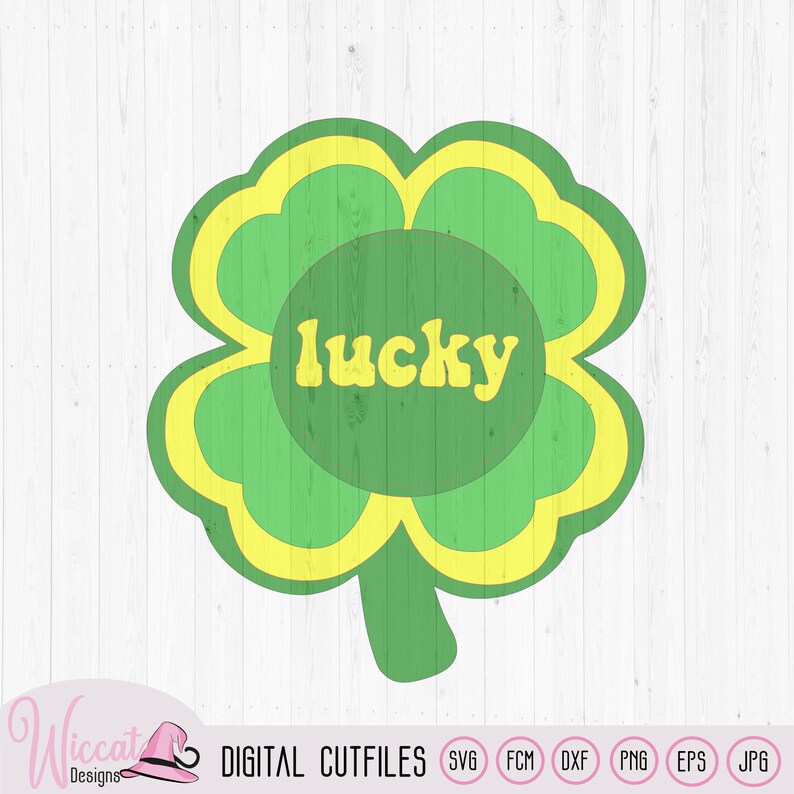 Klaver vier svg Geluks klaver svg st patricks day snoep - Etsy Nederland