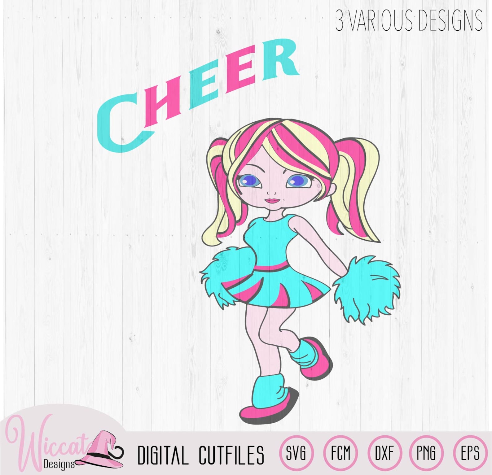 Cheerleader Girl Svg Svg Files for Girls Cheering Svg Svg - Etsy