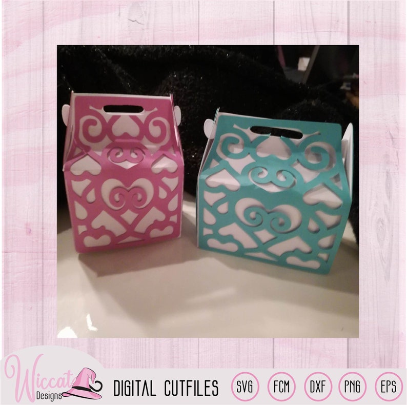 Kado doosje svg template doosje doosjes svg verpakkings - Etsy België