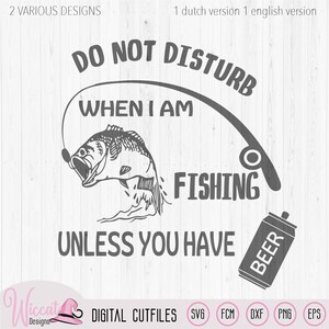 Men Fishing Shirt Quote Do Not Disturb When Fishing Fun Man | Etsy