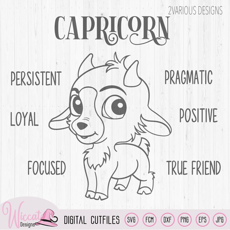 Baby Boy Capricorn Svg Zodiac Sign Svg Capricorn Traits Svg - Etsy