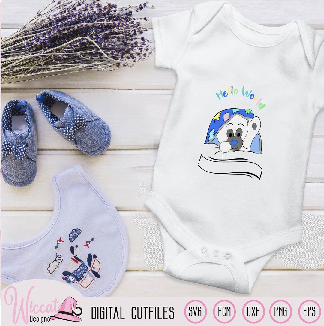 Teddy Bear Newborn Svg, Nursery Cut File, Baby Boy Svg Design, Baby ...