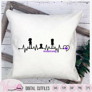 Foster Parents Heartbeat Svg, Foster Mom Svg, Foster Dad Svg, Foster ...