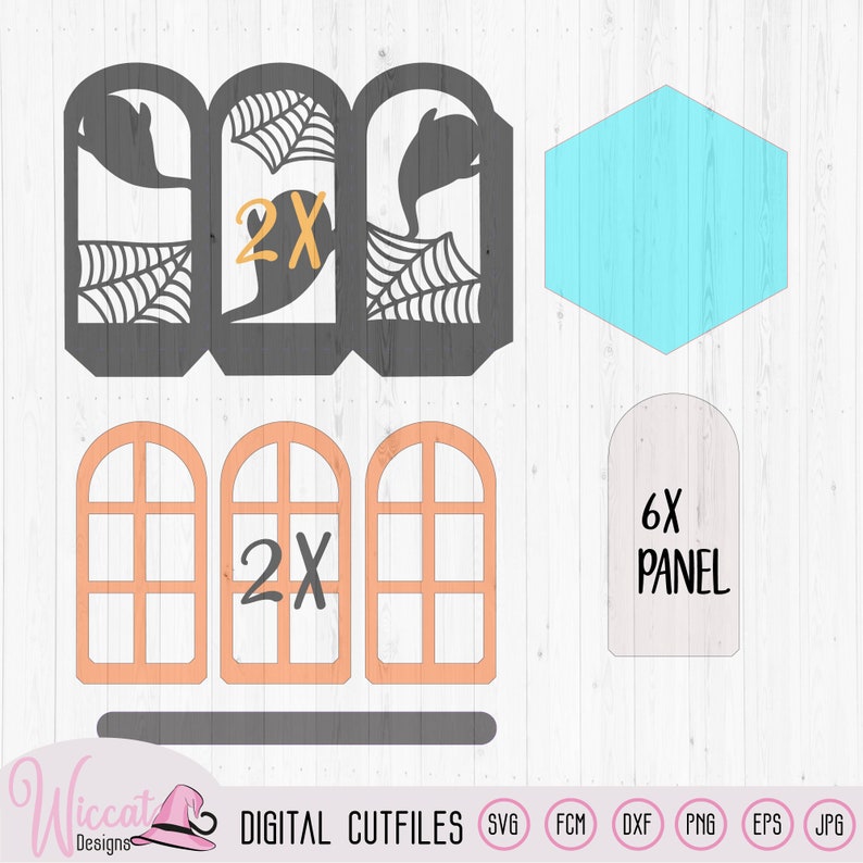 Round Ghost Luminary Svg Paper Diy Lantern Svg Luminary - Etsy