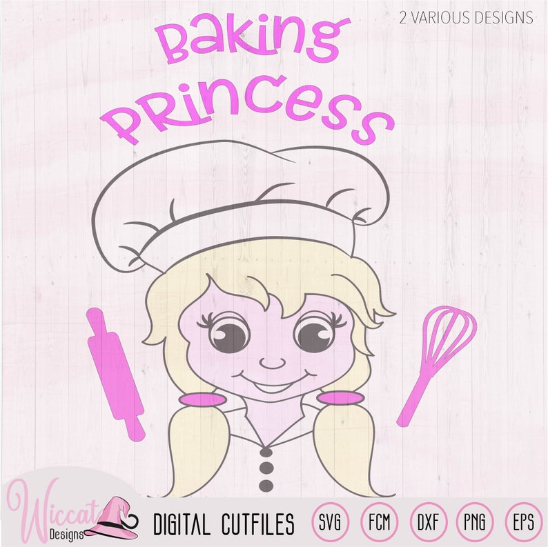 Kids Baking Princess Baking Girl Cooking Tools Svg Apron | Etsy