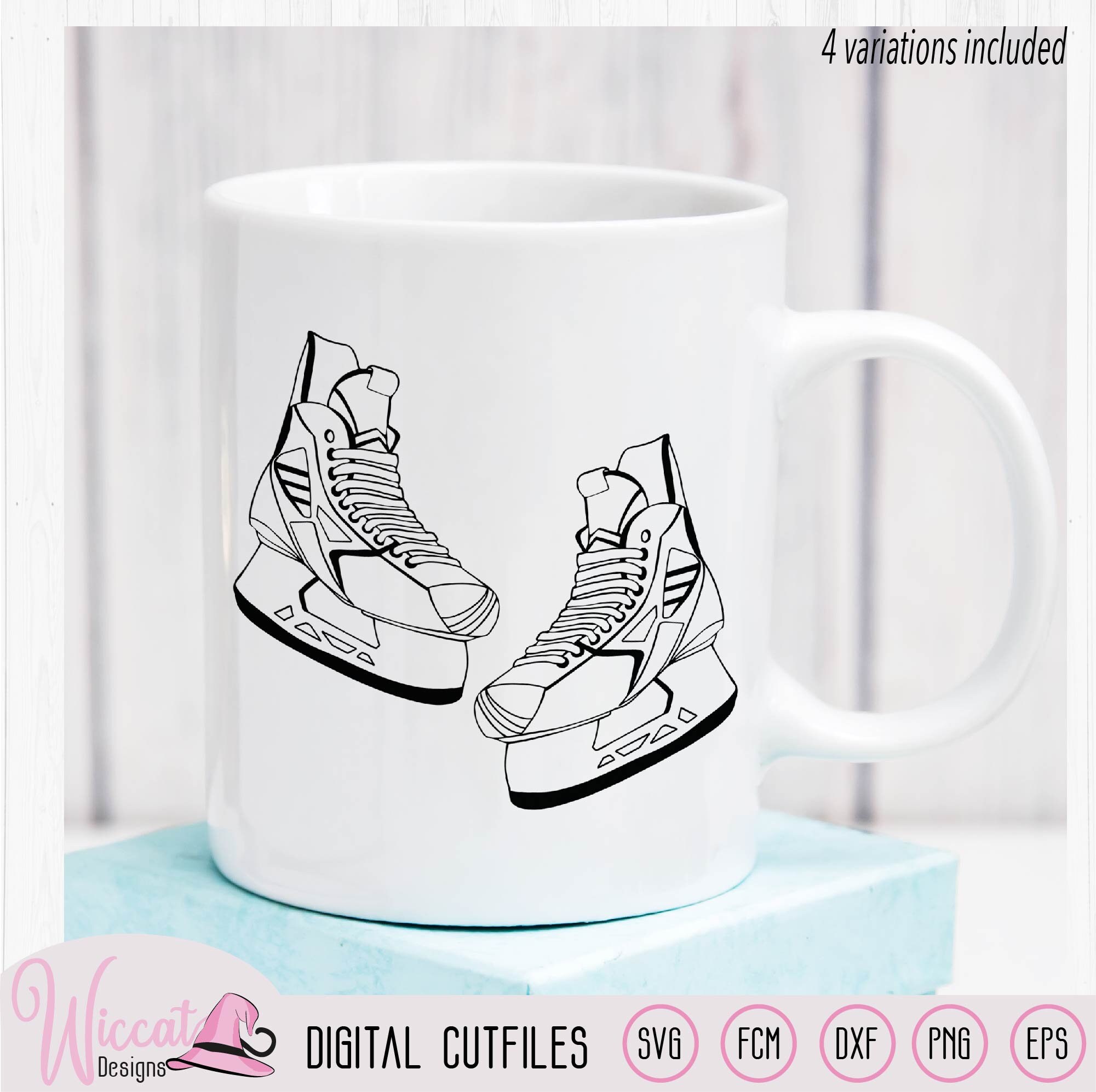 Ice Hockey ice skate svg ice skating sports skates winter | Etsy