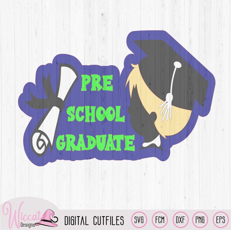 Pre School Graduate Boy Cake Topper Svg Little Boy Grad Svg - Etsy