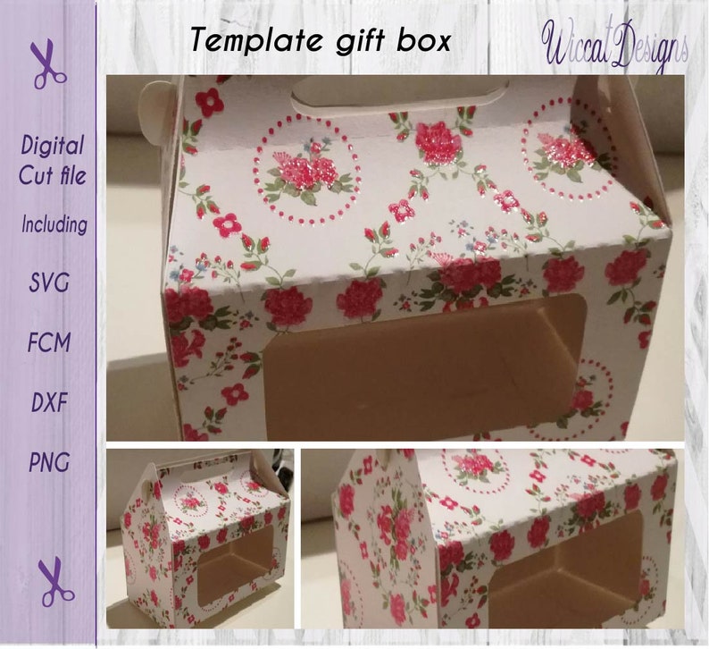 Kerst doosje template doosje Kado doosjes svg verpakkings | Etsy