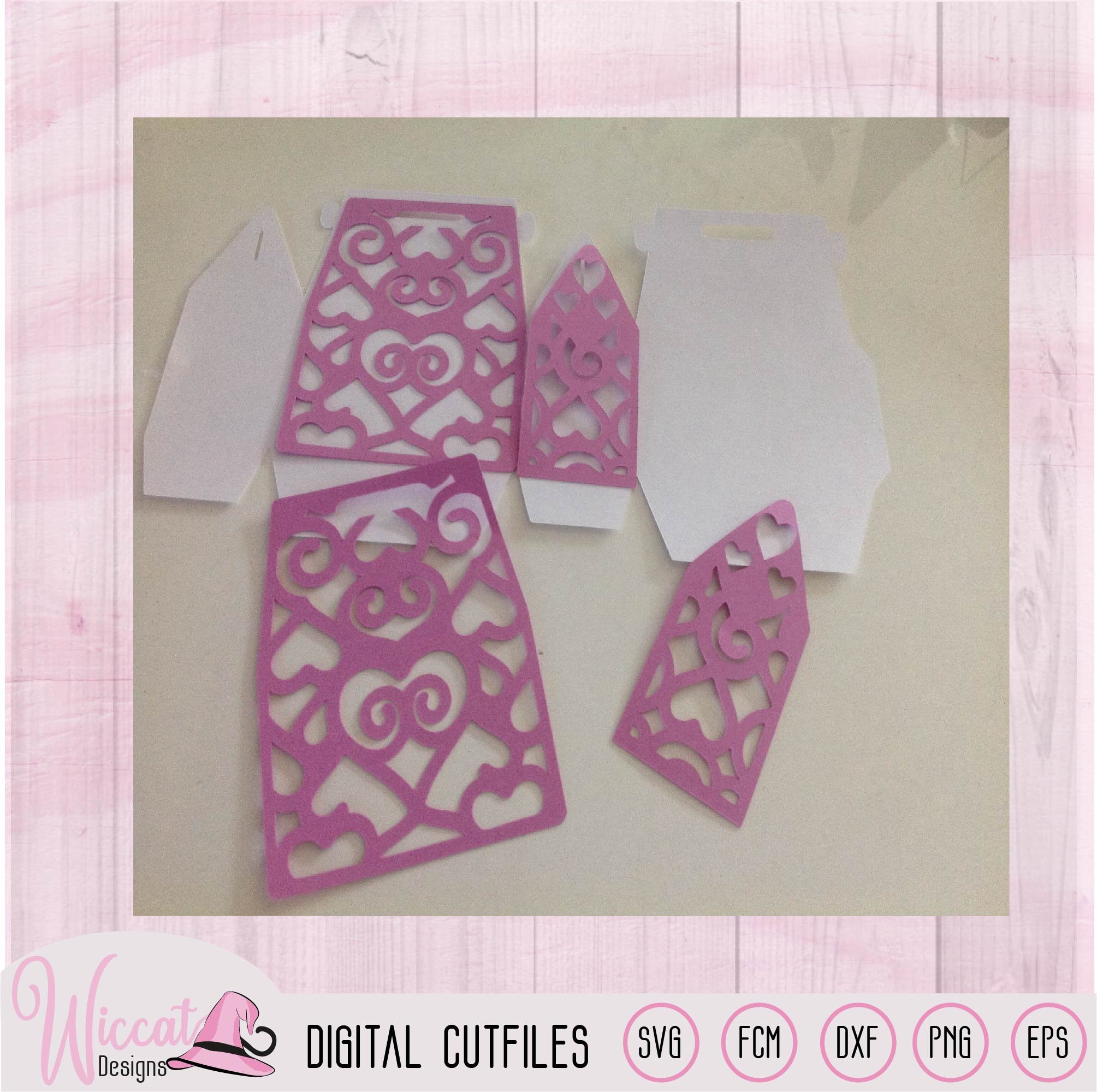 Kado doosje svg template doosje doosjes svg verpakkings - Etsy België