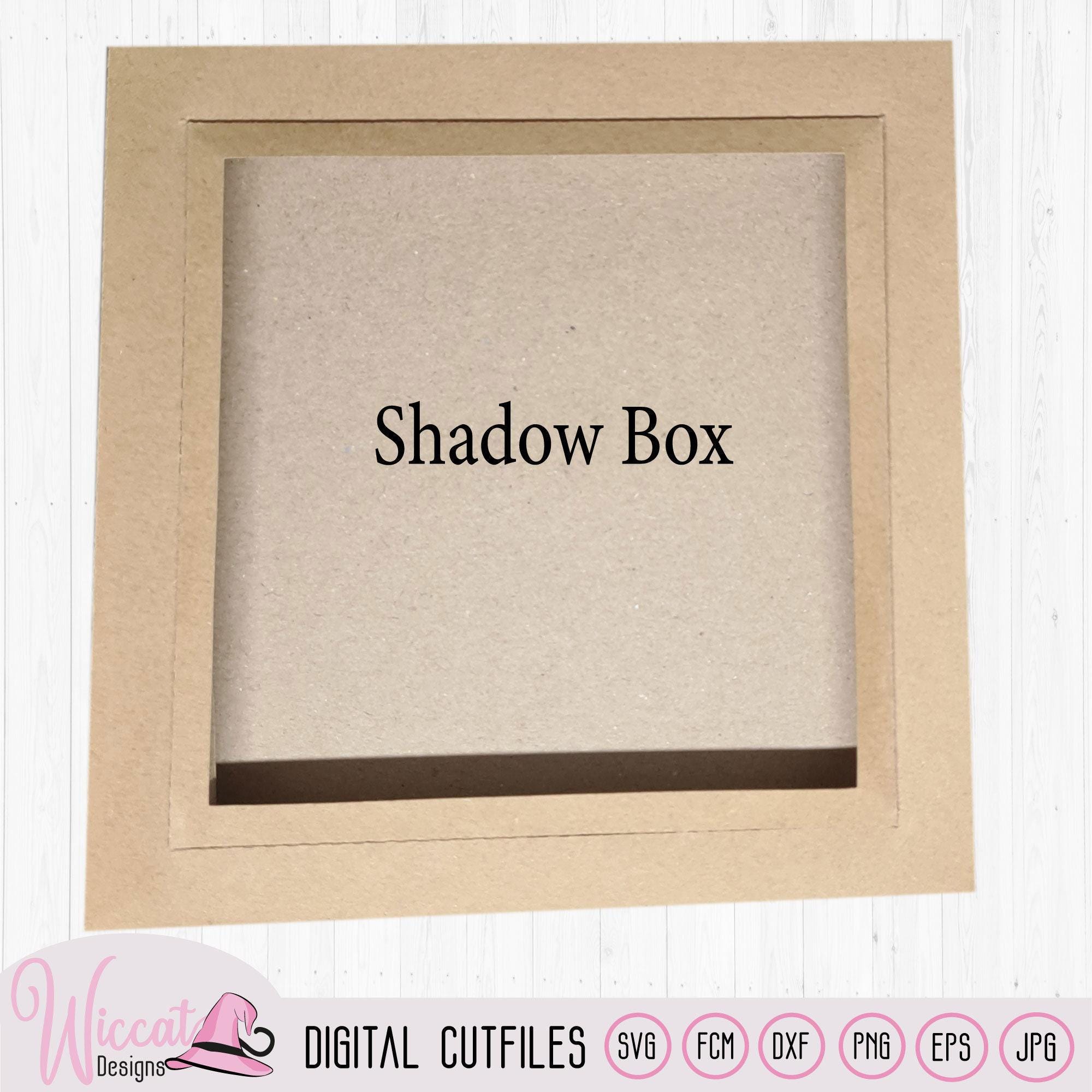 Shadow Box Template SVG: Paper Craft Light Box Frame (digital Download ...