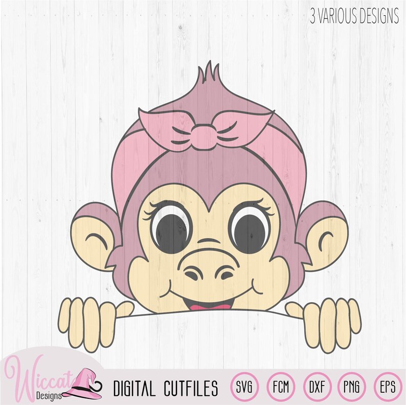 Peekaboo Girl Monkey Svg Peekaboo Shirt Svg Funny Monkey - Etsy