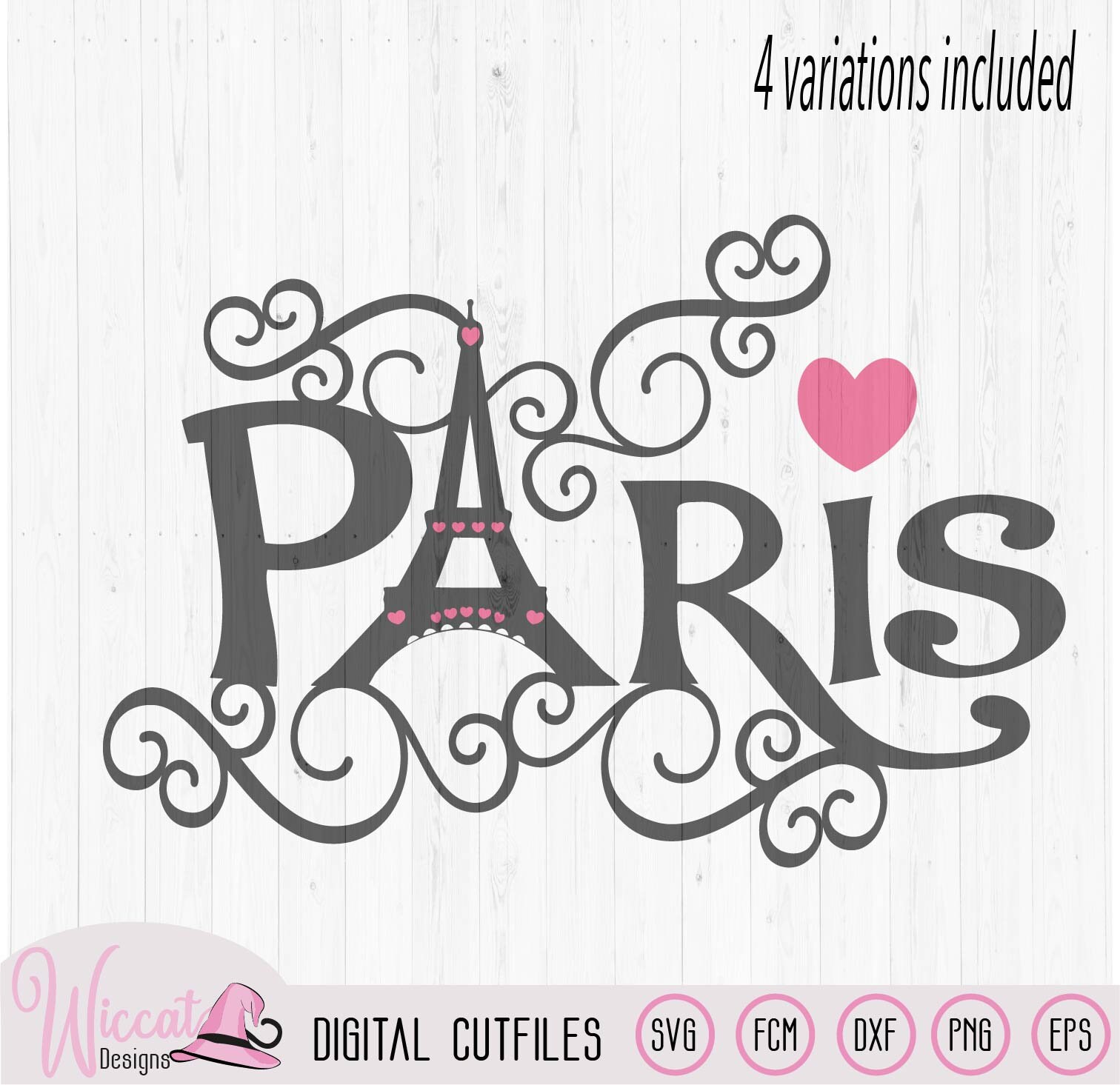 Paris Eiffel Tower word art Valentine france City of love | Etsy