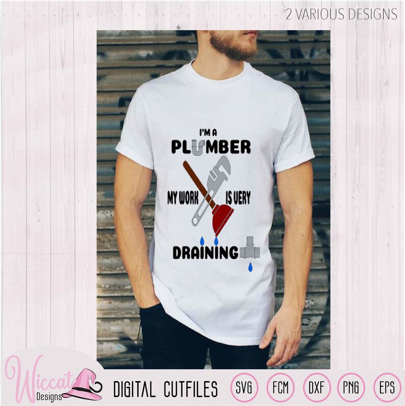 I'm a Plumber Quote Plumber Pun Plumber Tools Man - Etsy