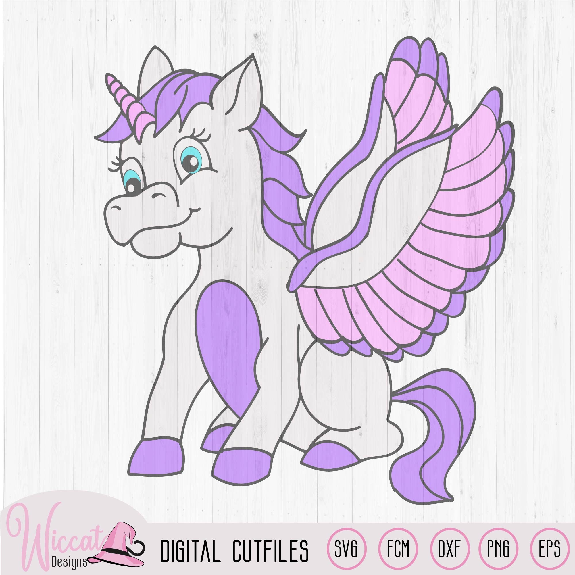 Unicornio con alas svg Unicornio svg chica svg tshirt svg | Etsy