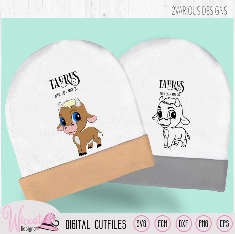 Baby Boy Taurus With Traits Zodiac Sign Newborn Character | Etsy
