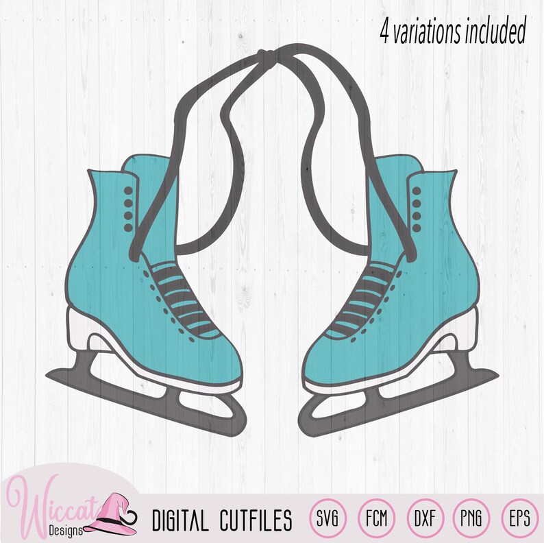 Figure Ice Skate Svg Ice Skating Skates Girls Sport Svg | Etsy