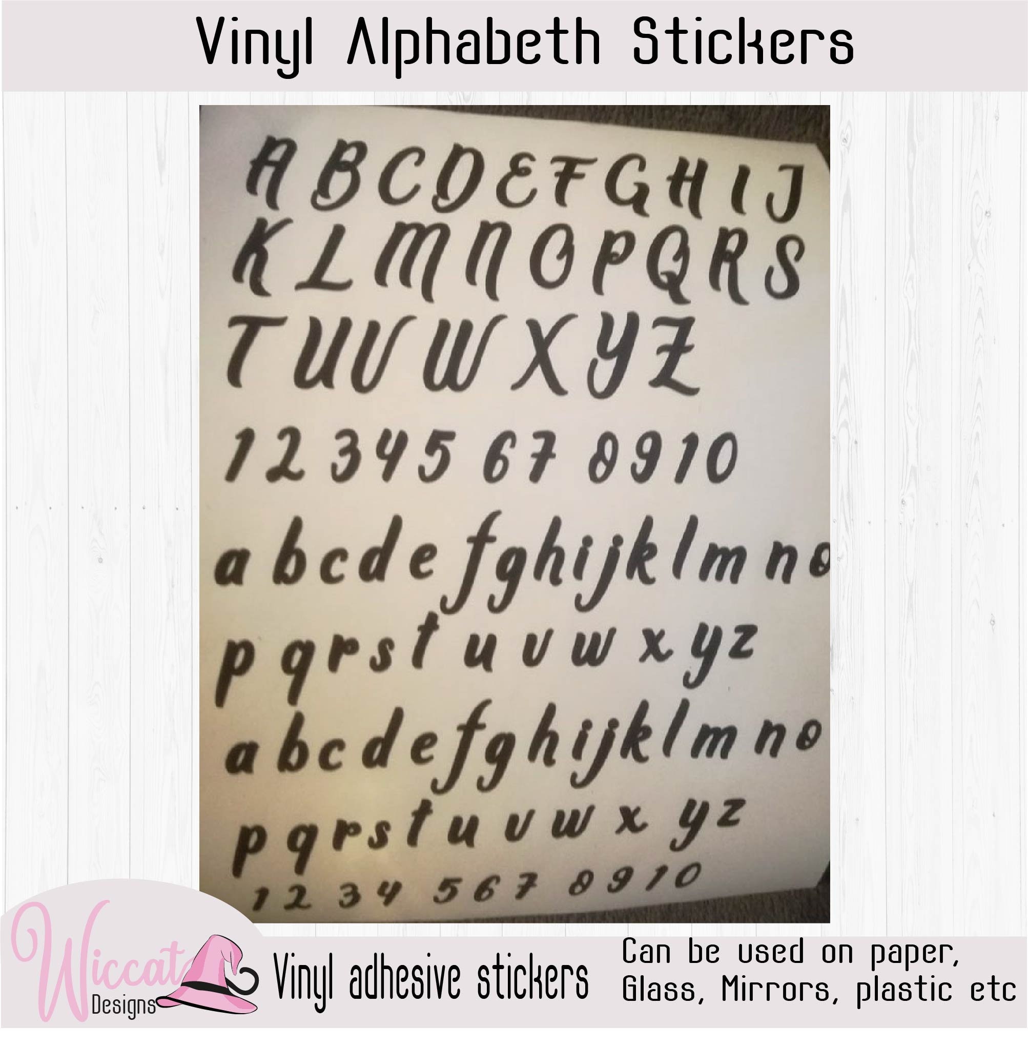 Small Letter Sheet Vinyl Adhesive Letters Vinyl Stickers | Etsy Australia
