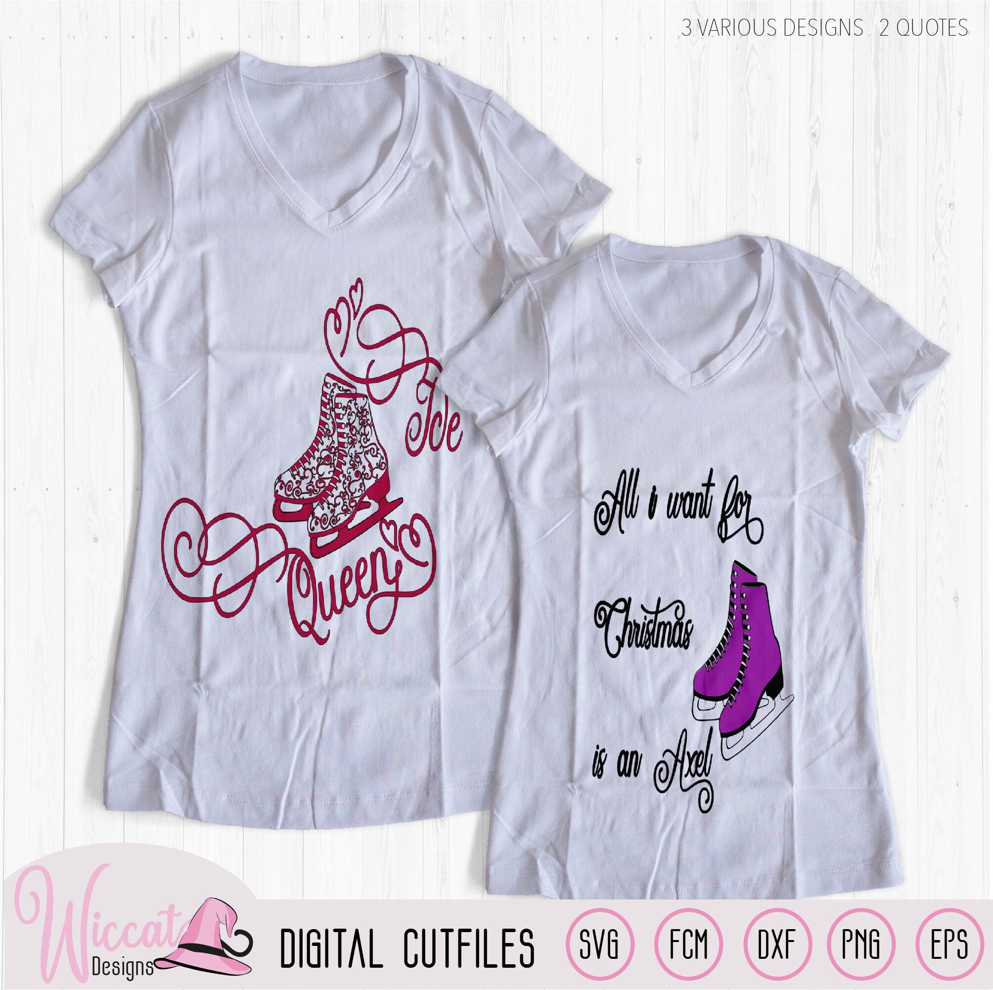 Ice skating Queen svg doodle skates Figure skates svg axel | Etsy