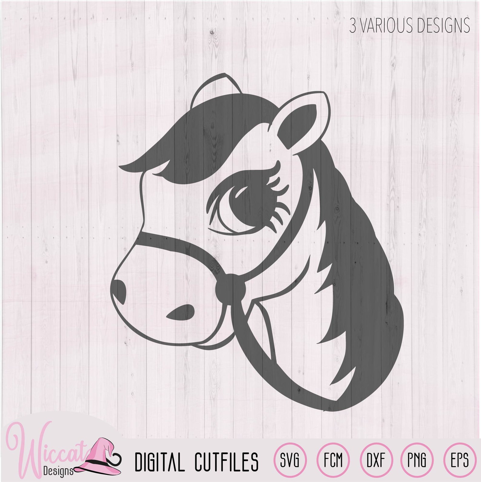 Paard svg Pony svg paarden hoofd hoefijzer svg meisjes | Etsy