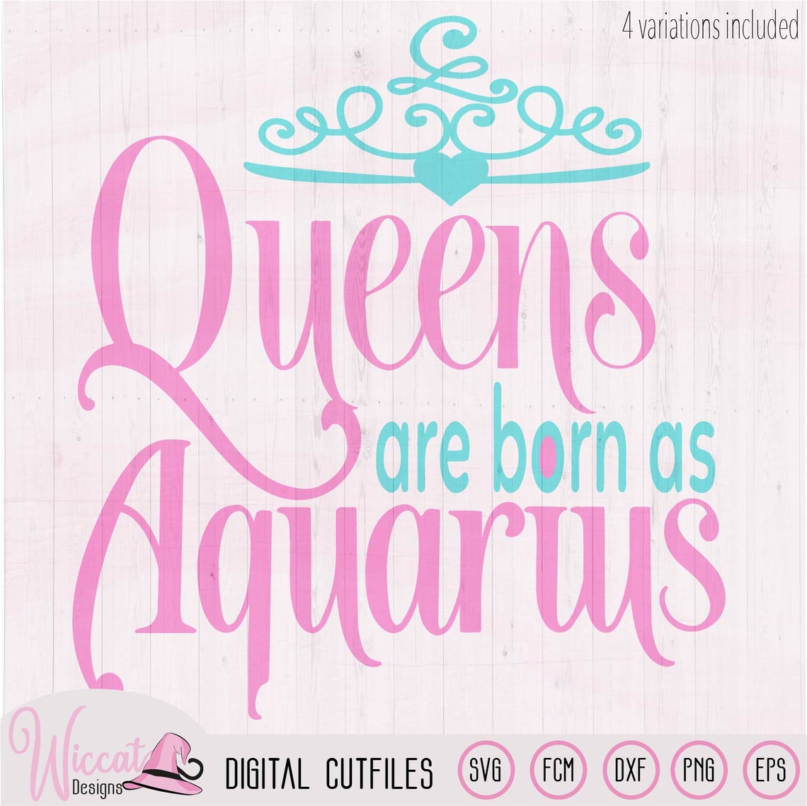 Aquarius Queen Svg Queens Are Born as Aquarius Zodiac Birth - Etsy