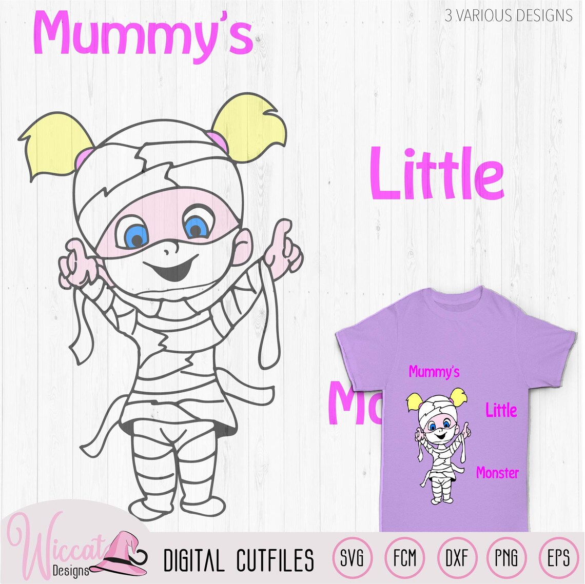 Mummie Girl Svg Monsterly Cute Little Monster Svg Mummy - Etsy
