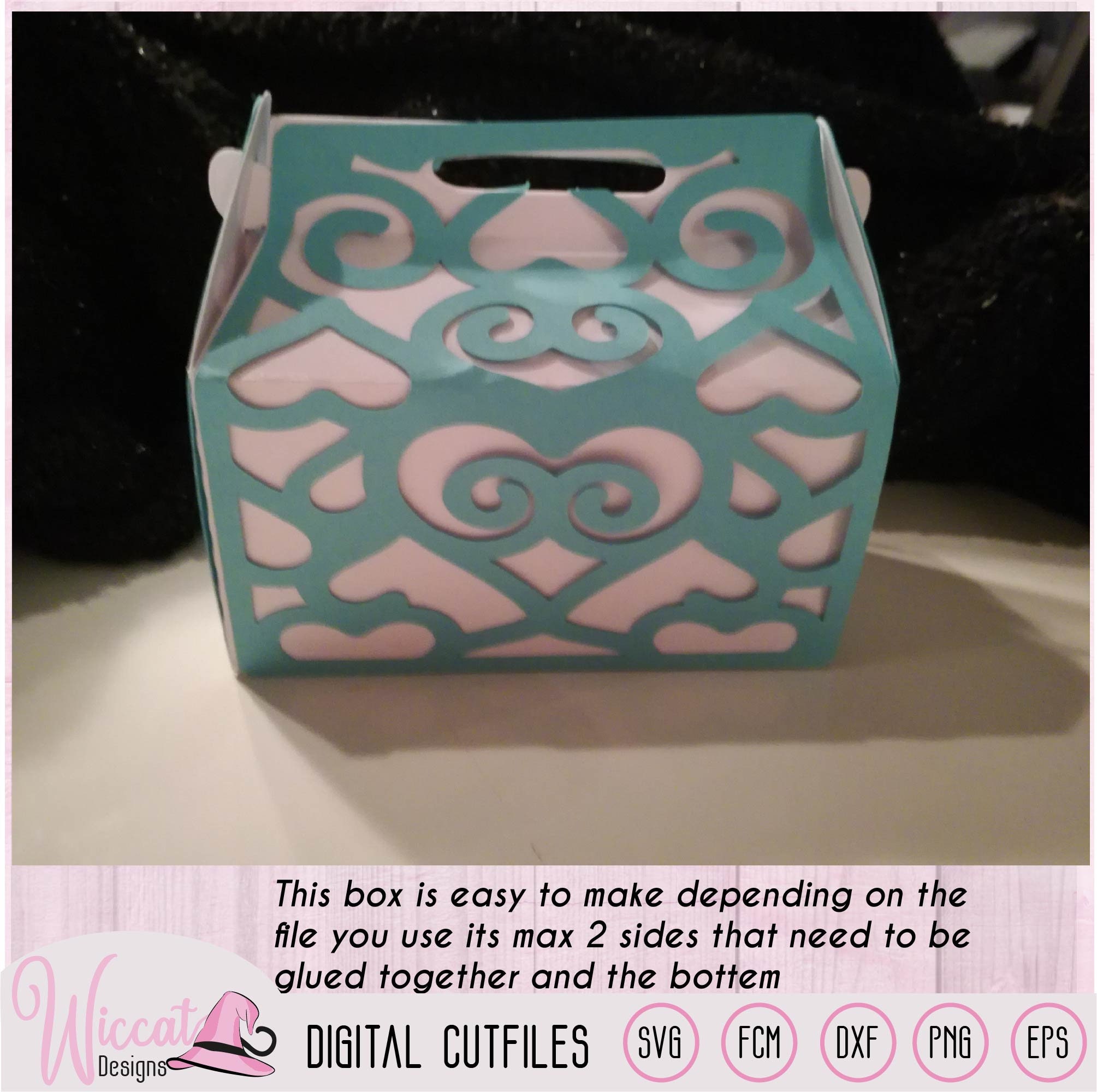 Kado doosje svg template doosje doosjes svg verpakkings | Etsy Nederland