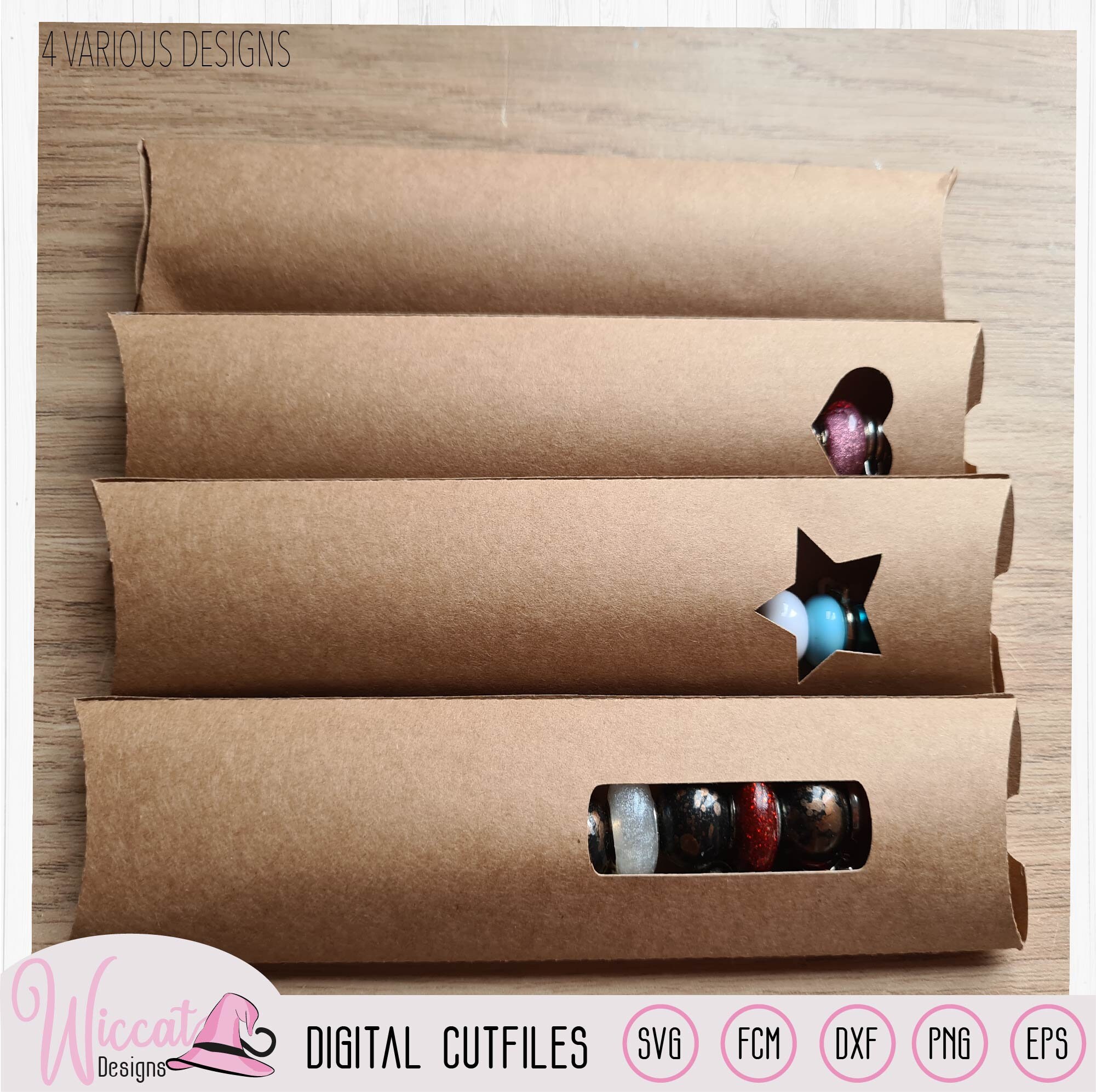 Pen pillow box bundle Pencil case template paper template | Etsy