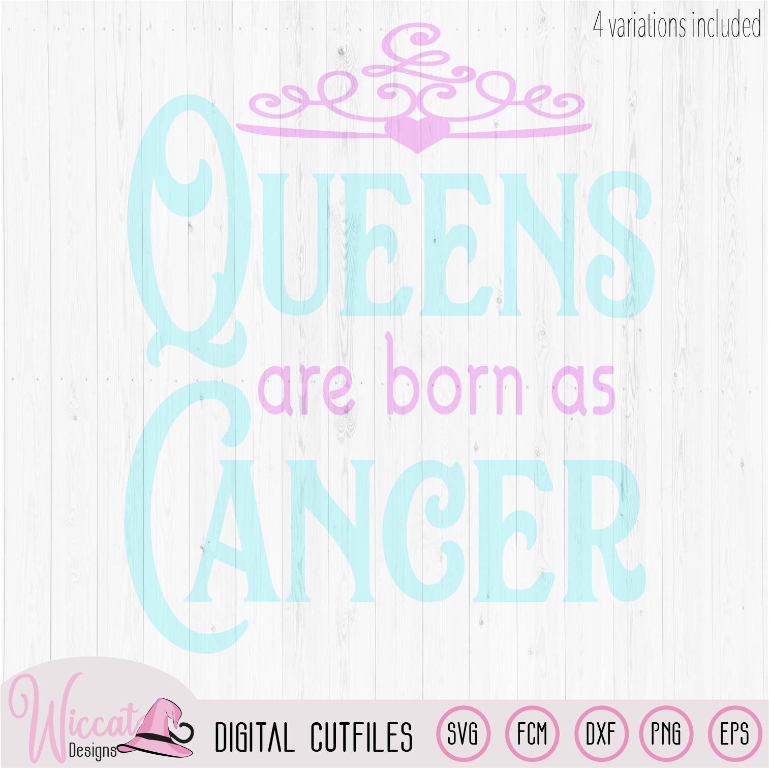 Cancer zodiac Queen born in July svg Queens are born as | Etsy