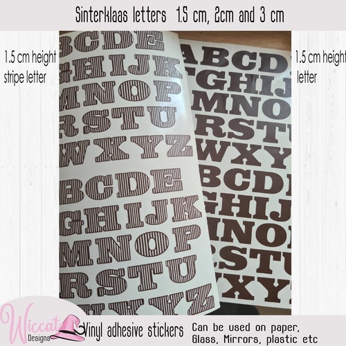 Alphabet Small Letter Stickers in Different Color and Sizes - Etsy