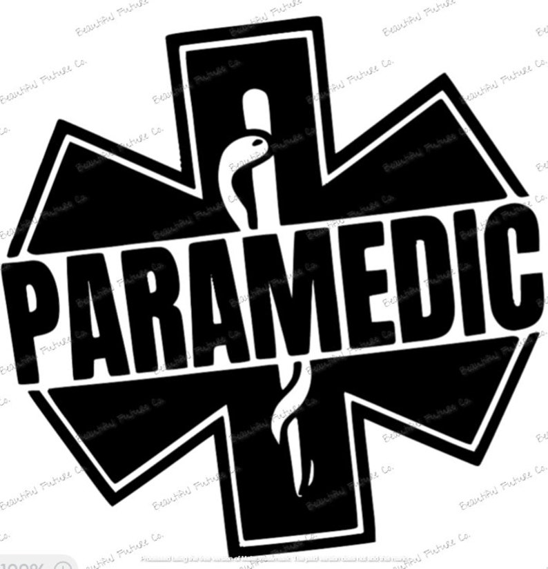 Paramedic Star of Life Digital File - Instant Download - Etsy