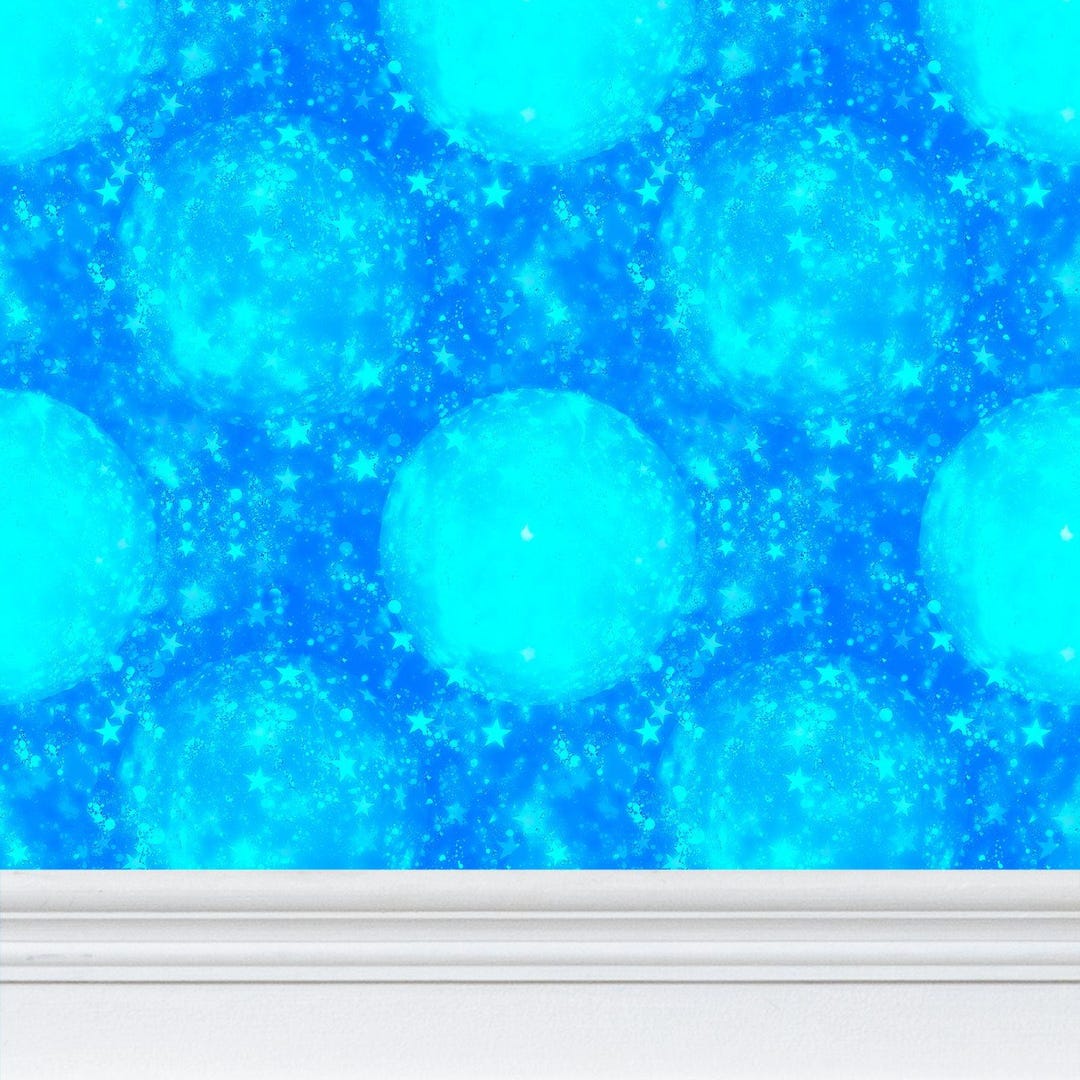 Snow Planets Wallpaper - Etsy