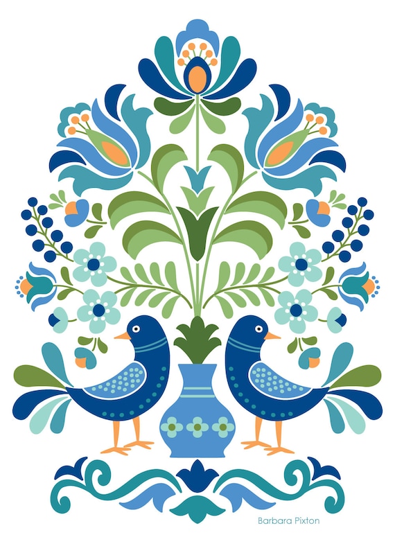 Hungarian Folk Patterns
