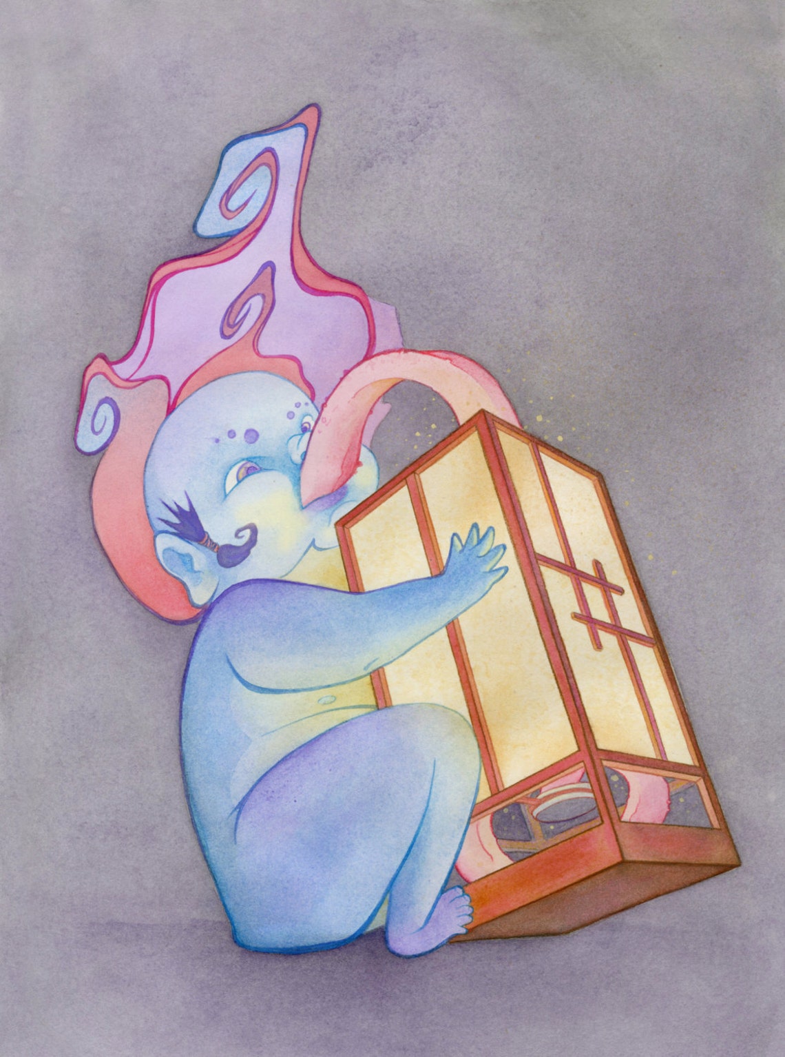 Abura-akago Print | Etsy