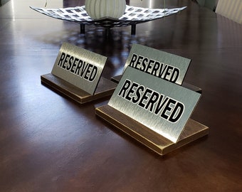Reserved sign | Etsy