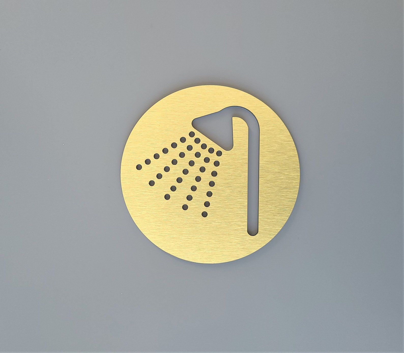 Shower Room Sign. Aluminum Bathroom Sign. Shower Door Sign. | Etsy