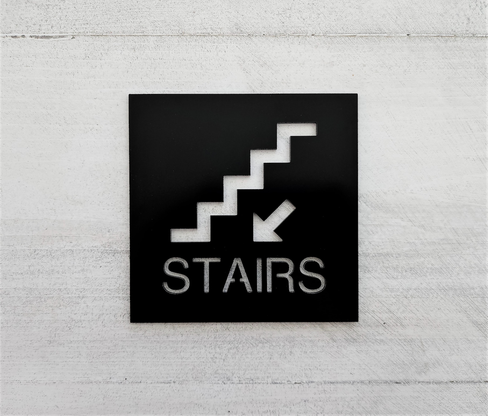 Stairs Signs With Arrows. Directional Stairs Sign. Stairway - Etsy