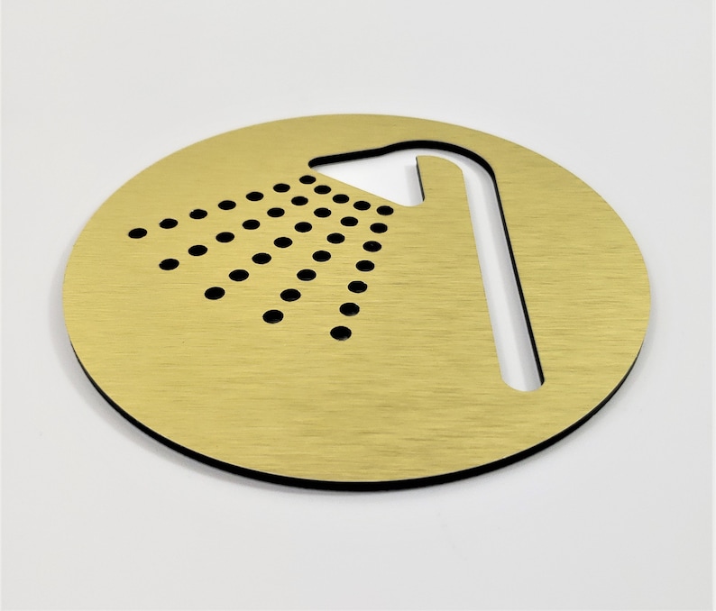 Shower Room Sign. Aluminum Bathroom Sign. Shower Door Sign. - Etsy