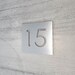 Square House Number Sign. Custom Apartment Numbers. Hotel Room Numbers ...