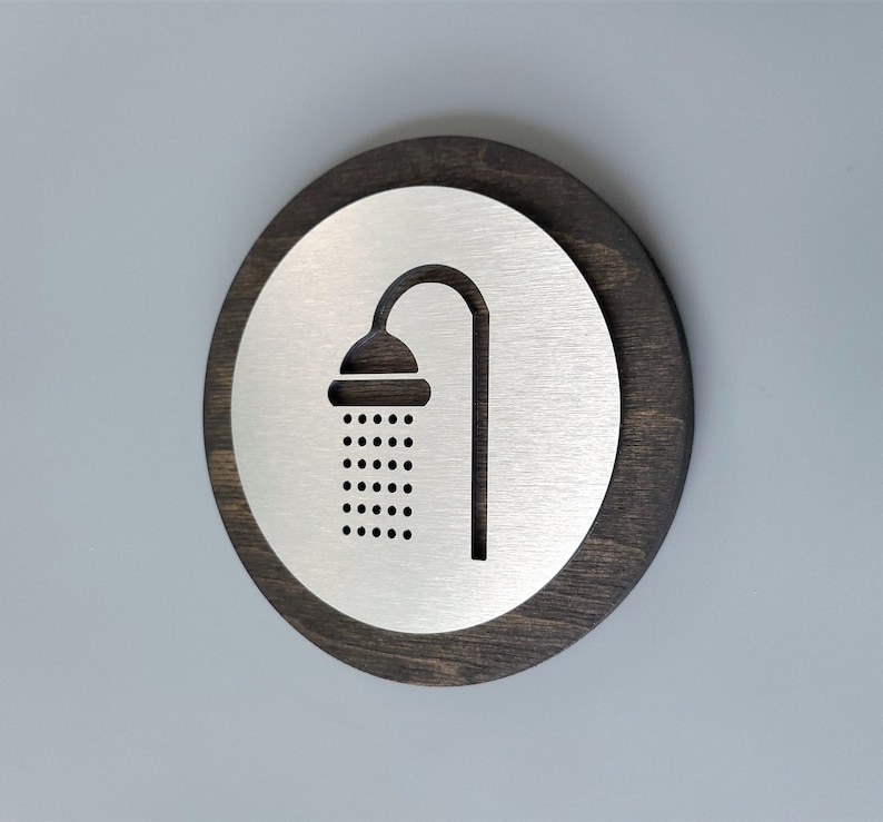 Sign for Shower Room. Shower Room Door Sign. Shower Room Signage for ...
