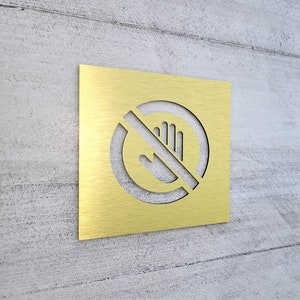 No Entry Hand Sign. Not Allowed Hand Sign. Stop Hand Symbol. Do Not ...