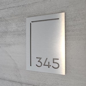 Custom Apartment Numbers. Hotel Room Number Sign. Apartment Door Sign ...