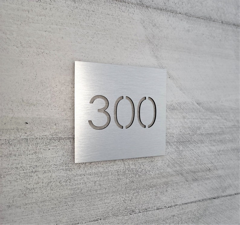 Square House Number Sign. Custom Apartment Numbers. Hotel Room - Etsy