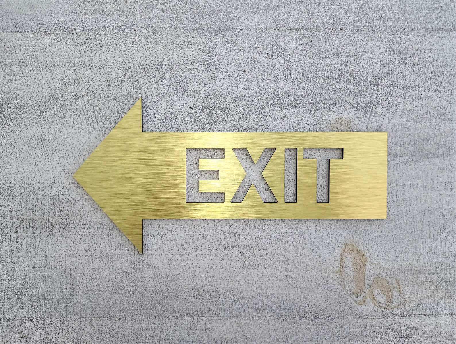 Directional Exit Sign. Exit Sign With Arrow. Arrow Signs. - Etsy