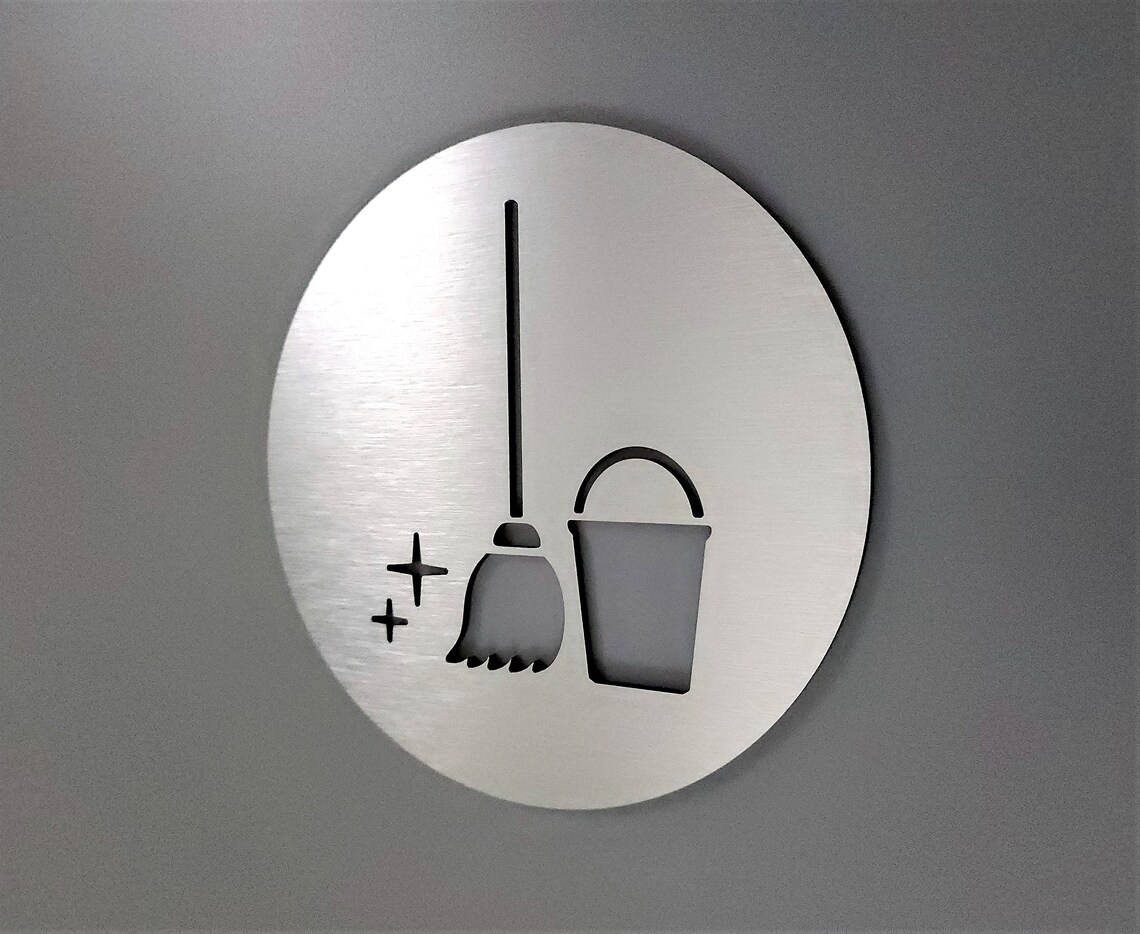 Janitor Room Door Sign. Janitor's Room. Janitorial Closet - Etsy