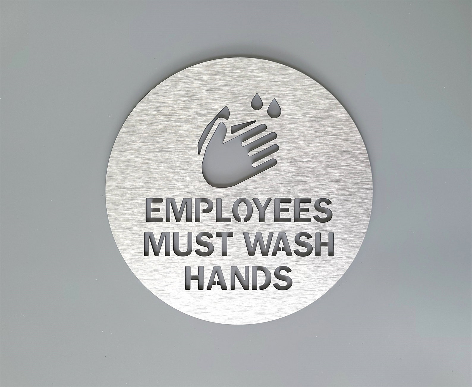 Employees Must Wash Hands Sign. Business Signage. Hand Washing - Etsy