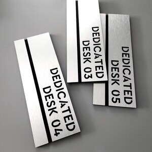 Custom Text Door and Wall Signs. Custom Quote Sign. Modern Business ...