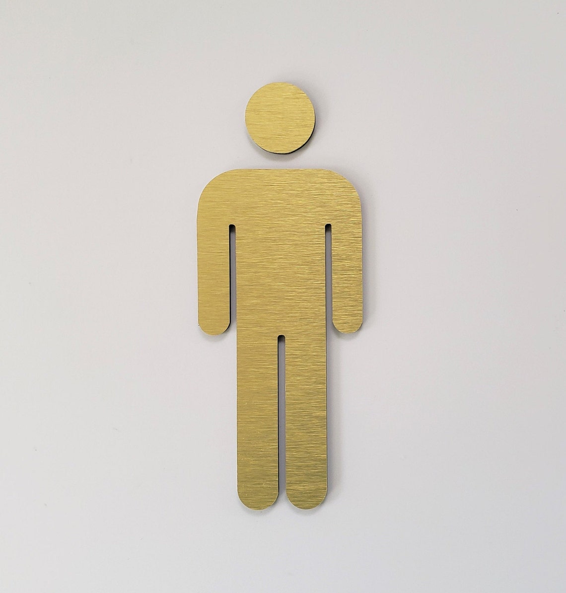 Male Figure for Bathroom Door. Fitting Room Signs. Metal | Etsy