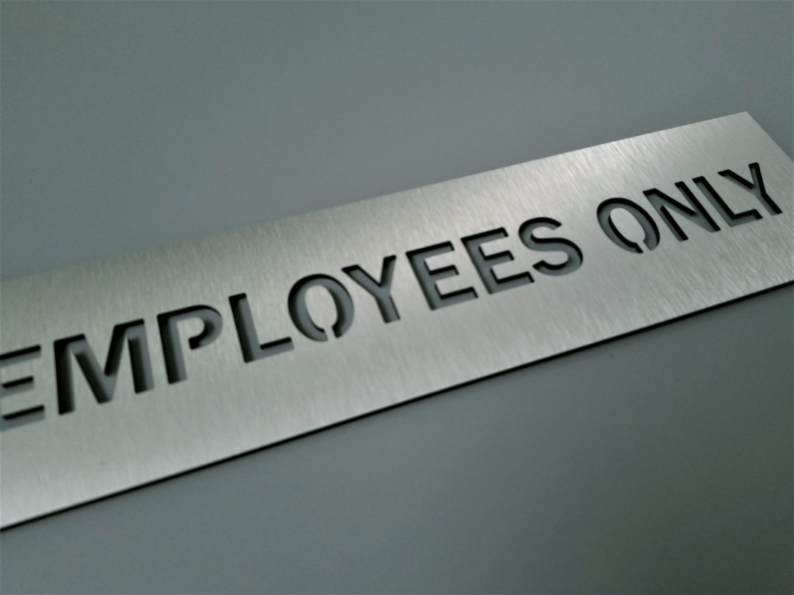 Employees Only Sign. Staff Only Door Sign. Modern Business Signage ...