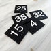Square ADA Compliant Room Number Signs. Custom ADA Number Plaques ...